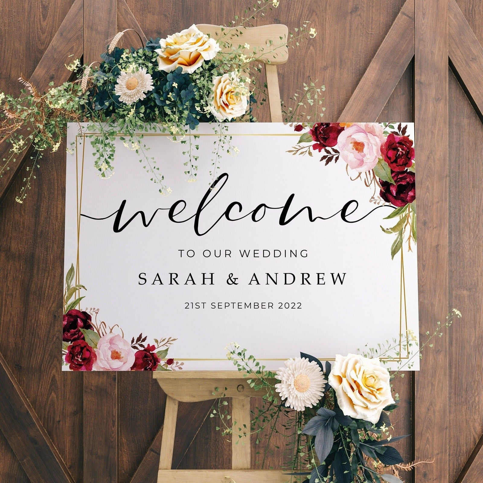 Printable Wedding Signage