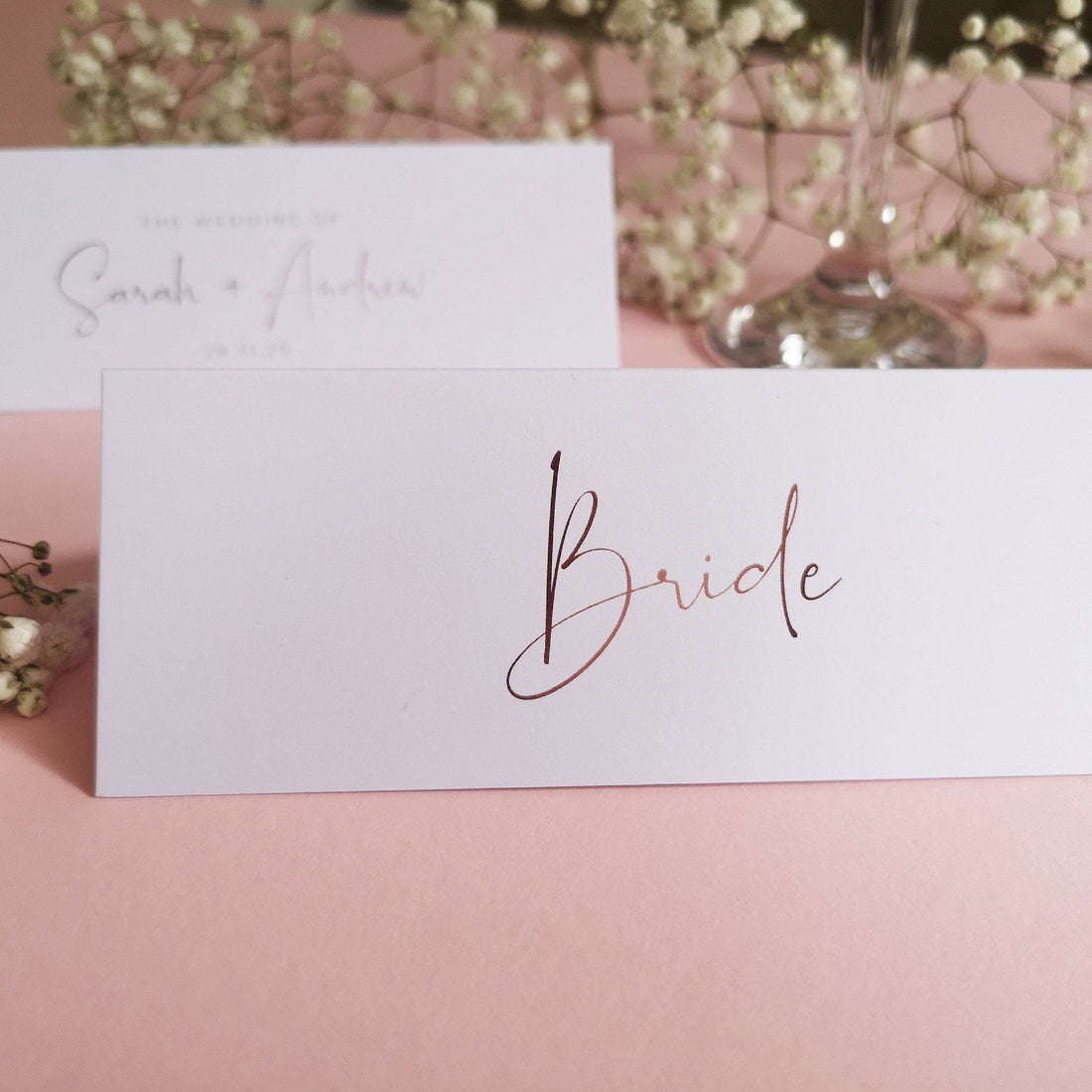 Script place cards – Sienna Mai
